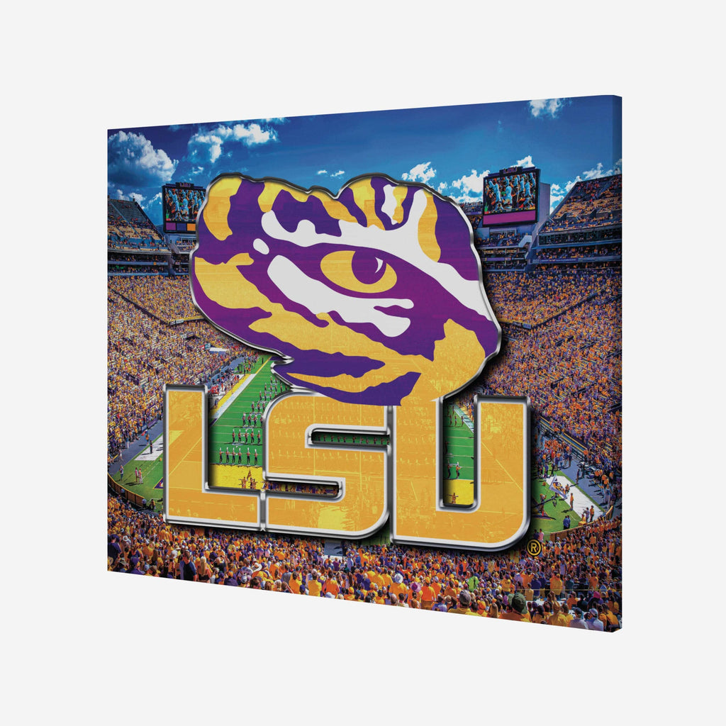 LSU Tigers Canvas Wall Sign FOCO