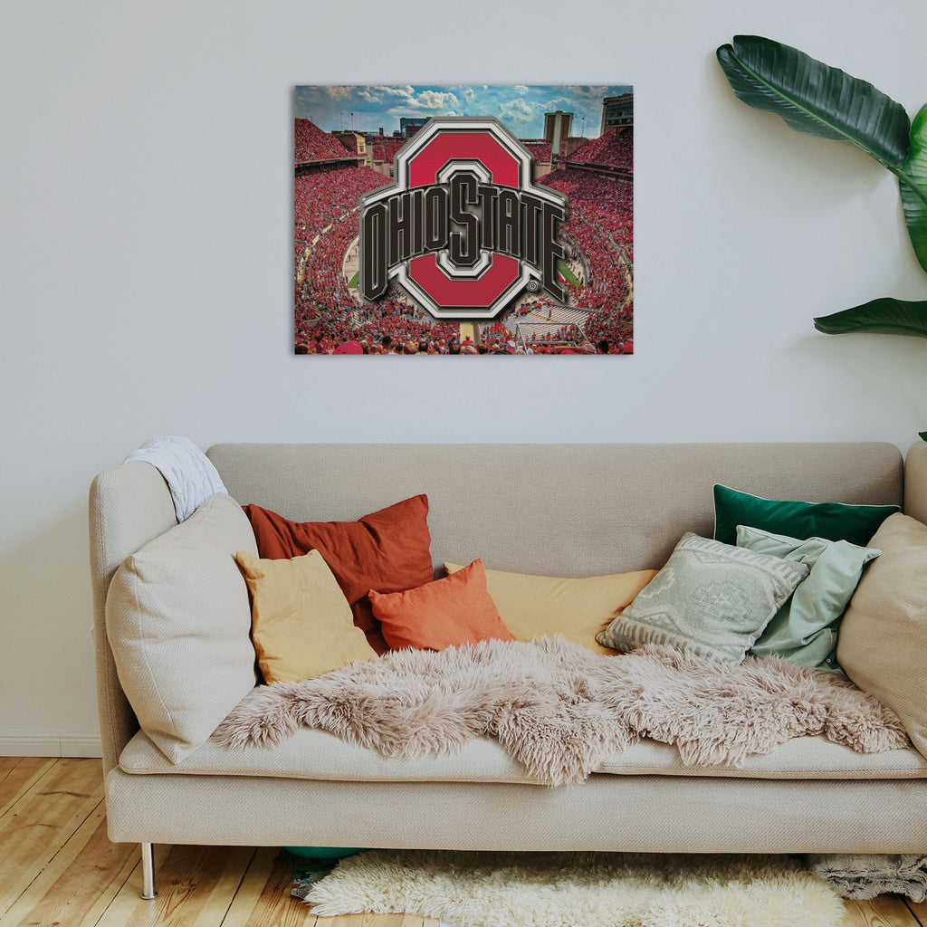 Ohio State Buckeyes Canvas Wall Sign FOCO