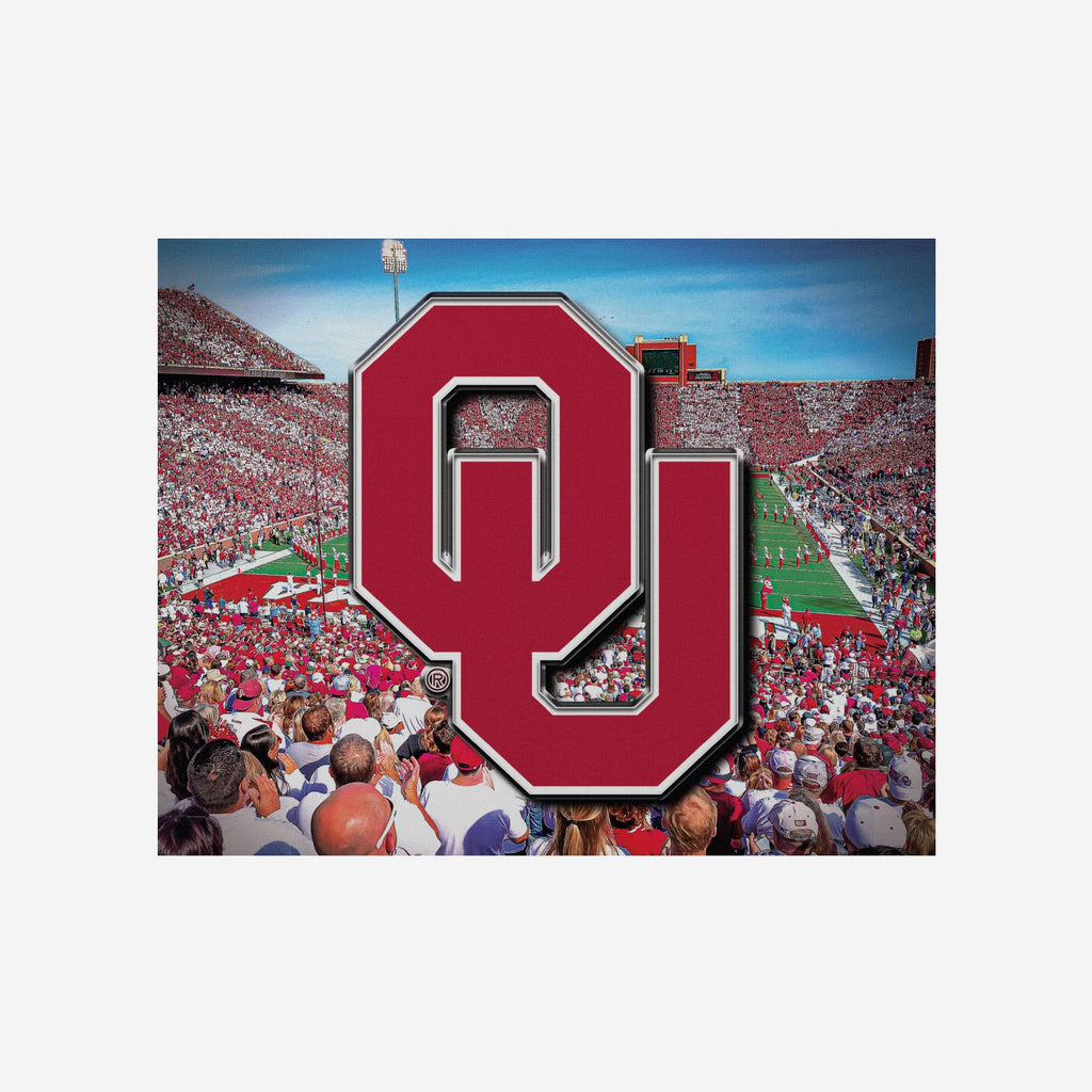 Oklahoma Sooners Canvas Wall Sign FOCO