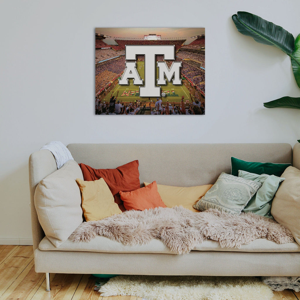 Texas A&M Aggies Canvas Wall Sign FOCO