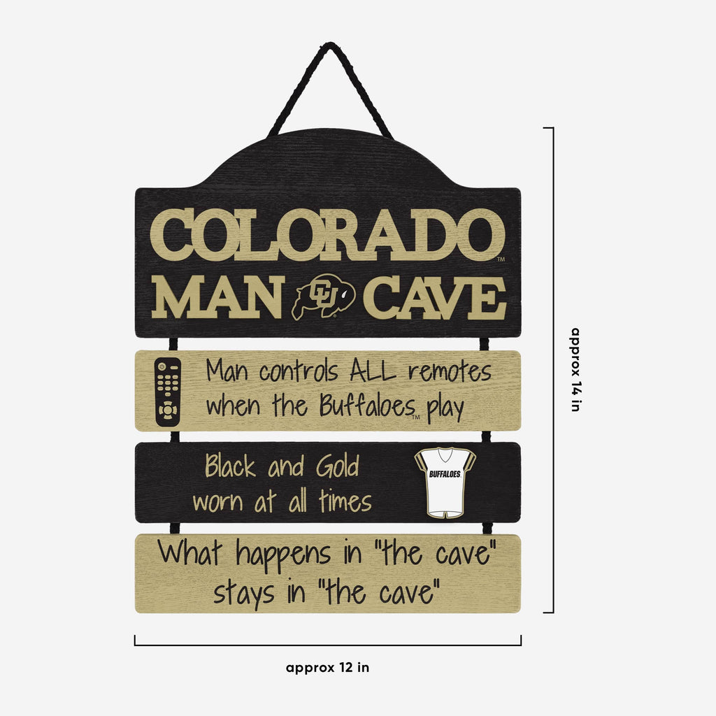 Colorado Buffaloes Mancave Sign FOCO