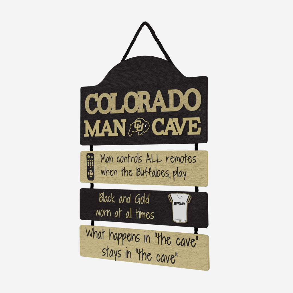 Colorado Buffaloes Mancave Sign FOCO