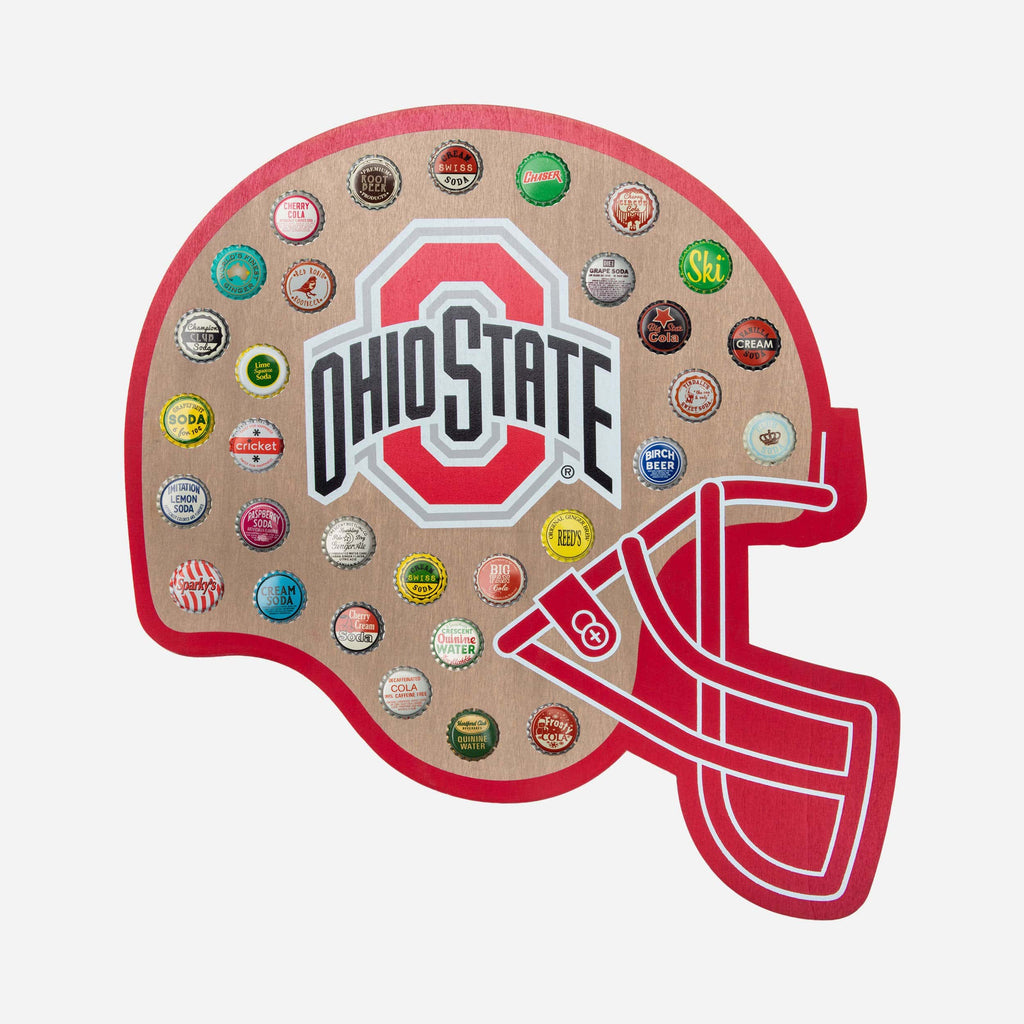 Ohio State Buckeyes Push Bottle Cap Wall Sign FOCO