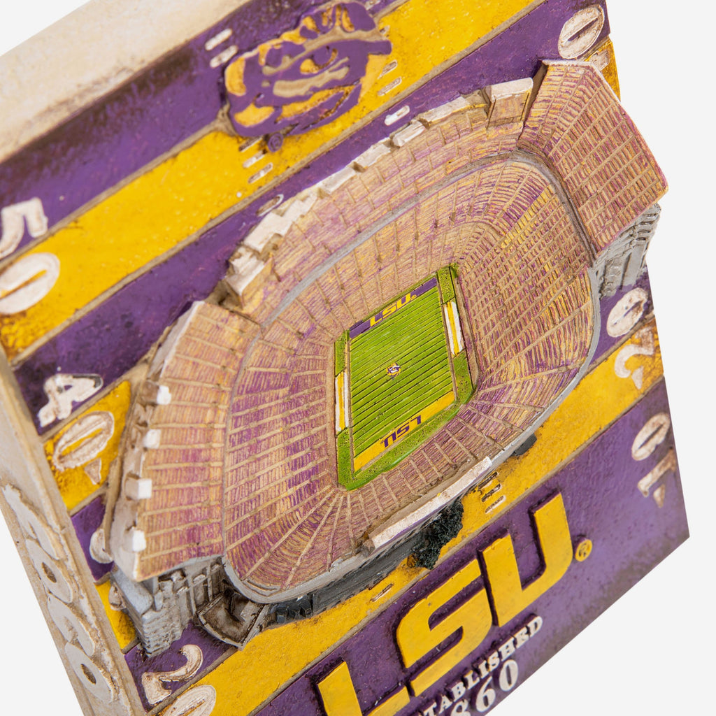 LSU Tigers Tiger Stadium Wall Plaque FOCO