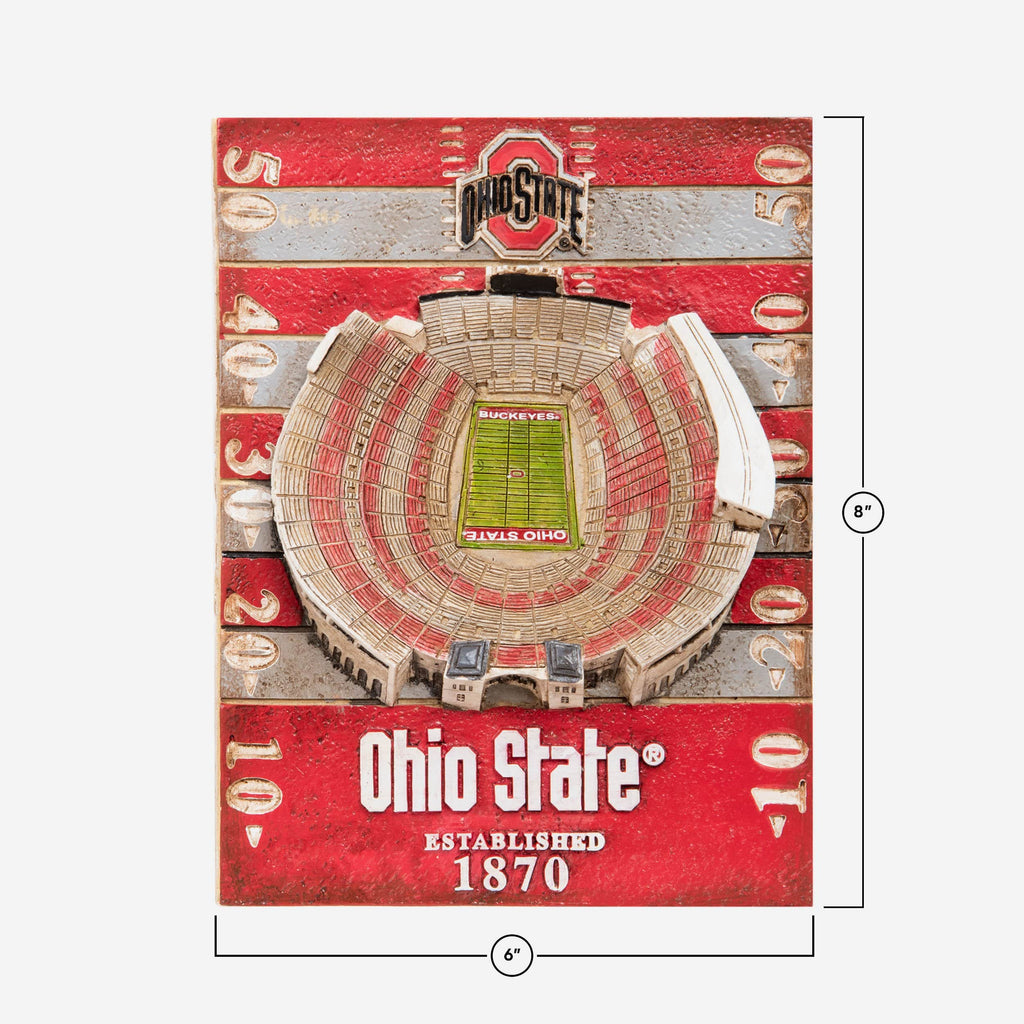 Ohio State Buckeyes Ohio Stadium Wall Plaque FOCO