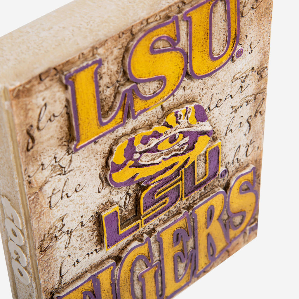 LSU Tigers Team Logo Wall Plaque FOCO