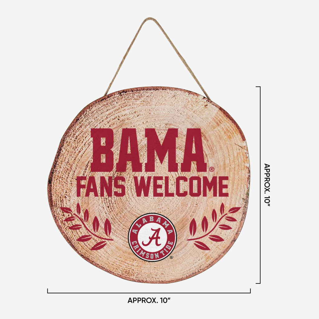 Alabama Crimson Tide Wood Stump Sign FOCO