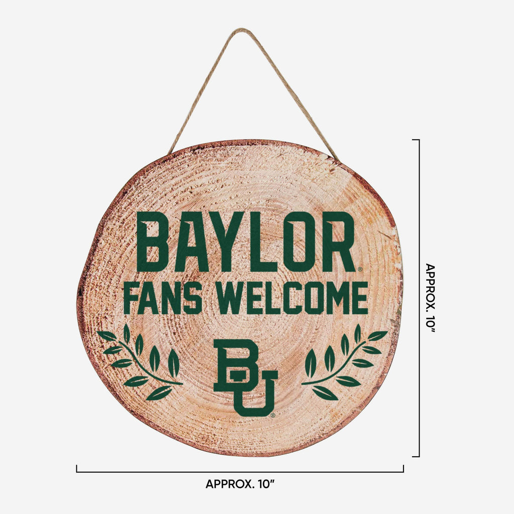 Baylor Bears Wood Stump Sign FOCO