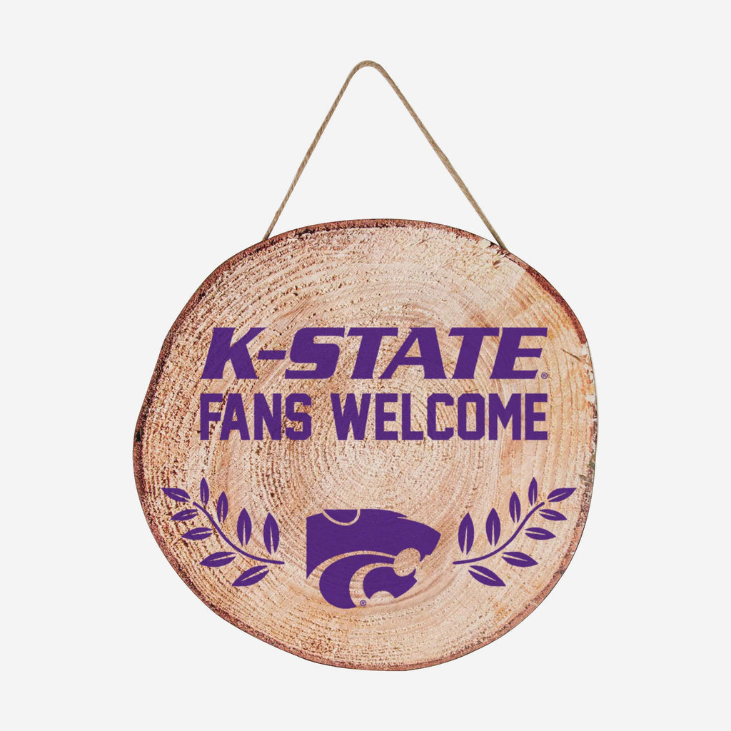 Kansas State Wildcats Wood Stump Sign FOCO