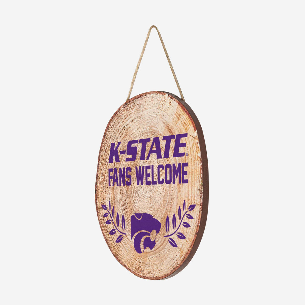 Kansas State Wildcats Wood Stump Sign FOCO