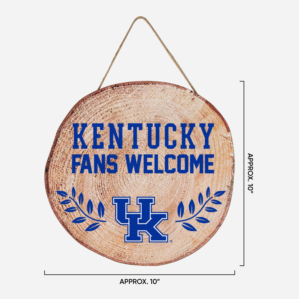 Kentucky Wildcats Wood Stump Sign FOCO