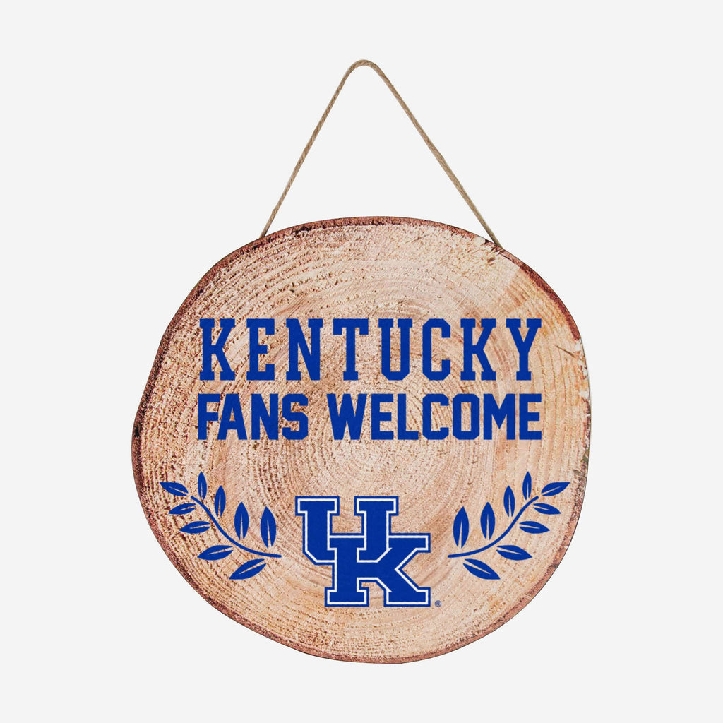Kentucky Wildcats Wood Stump Sign FOCO