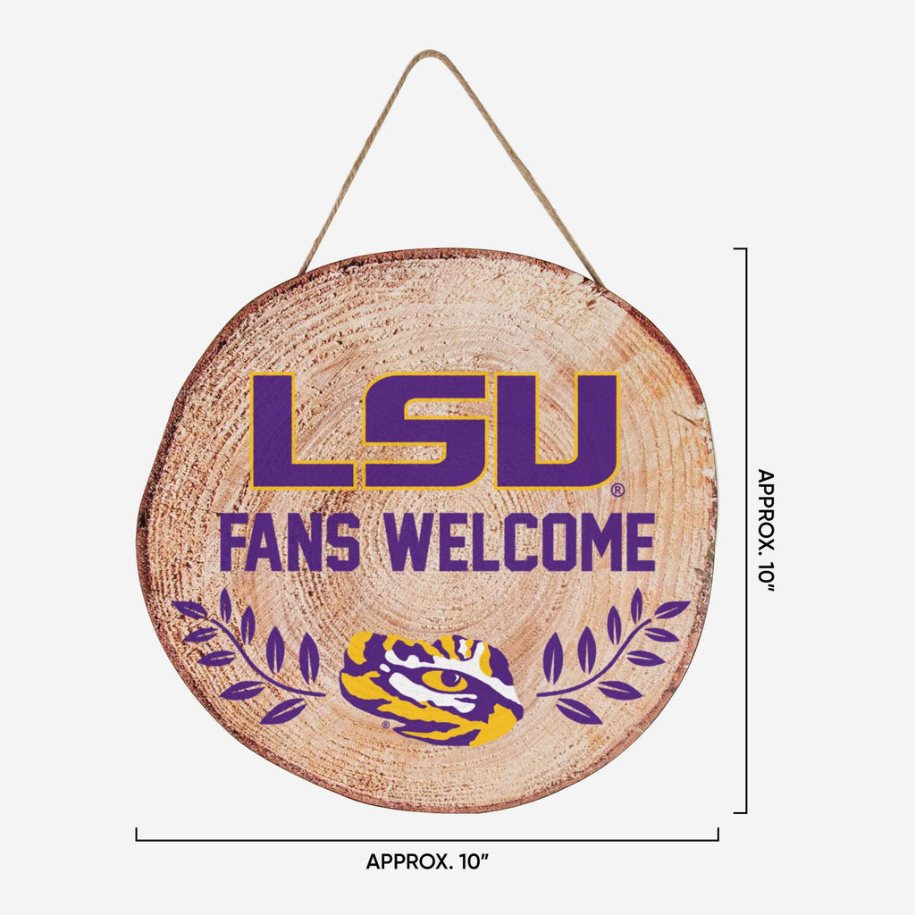 LSU Tigers Wood Stump Sign FOCO