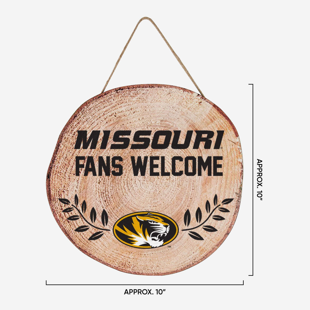 Missouri Tigers Wood Stump Sign FOCO
