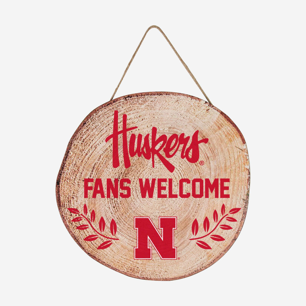 Nebraska Cornhuskers Wood Stump Sign FOCO