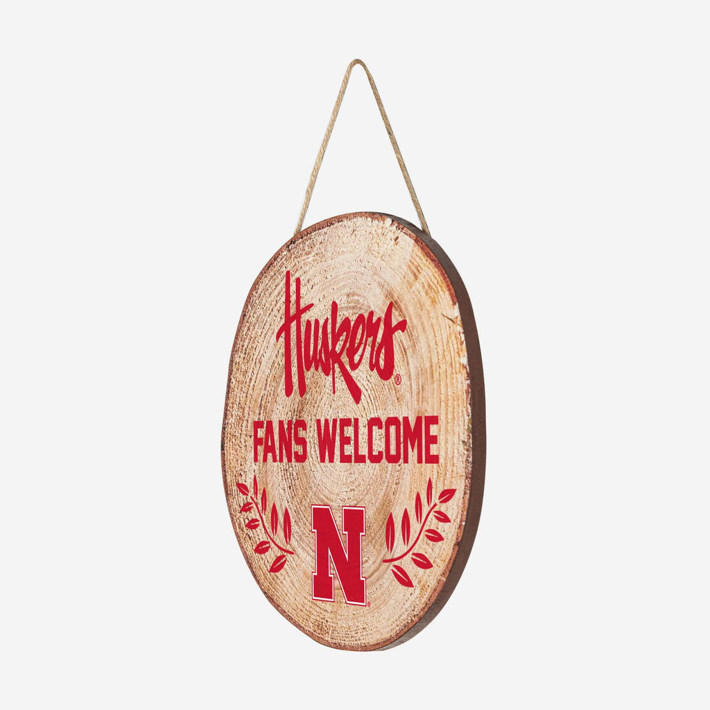 Nebraska Cornhuskers Wood Stump Sign FOCO