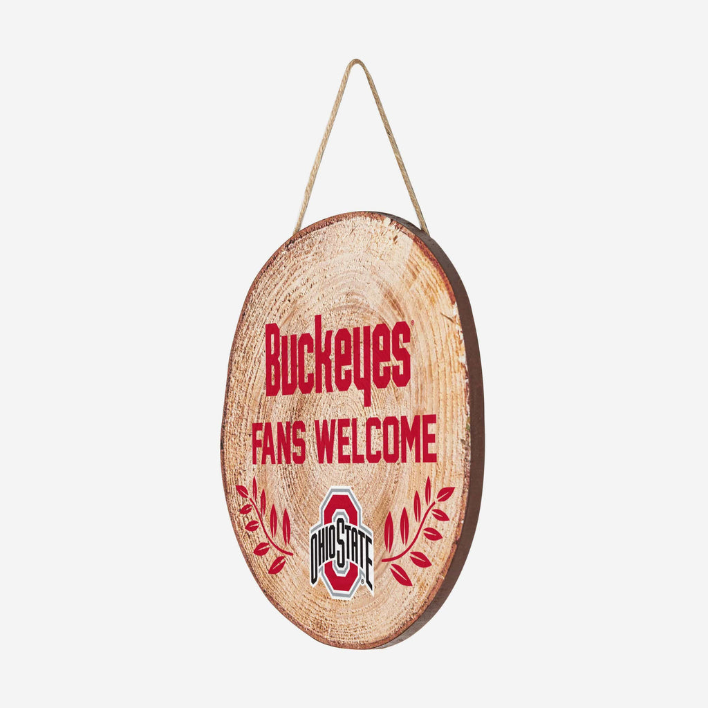 Ohio State Buckeyes Wood Stump Sign FOCO