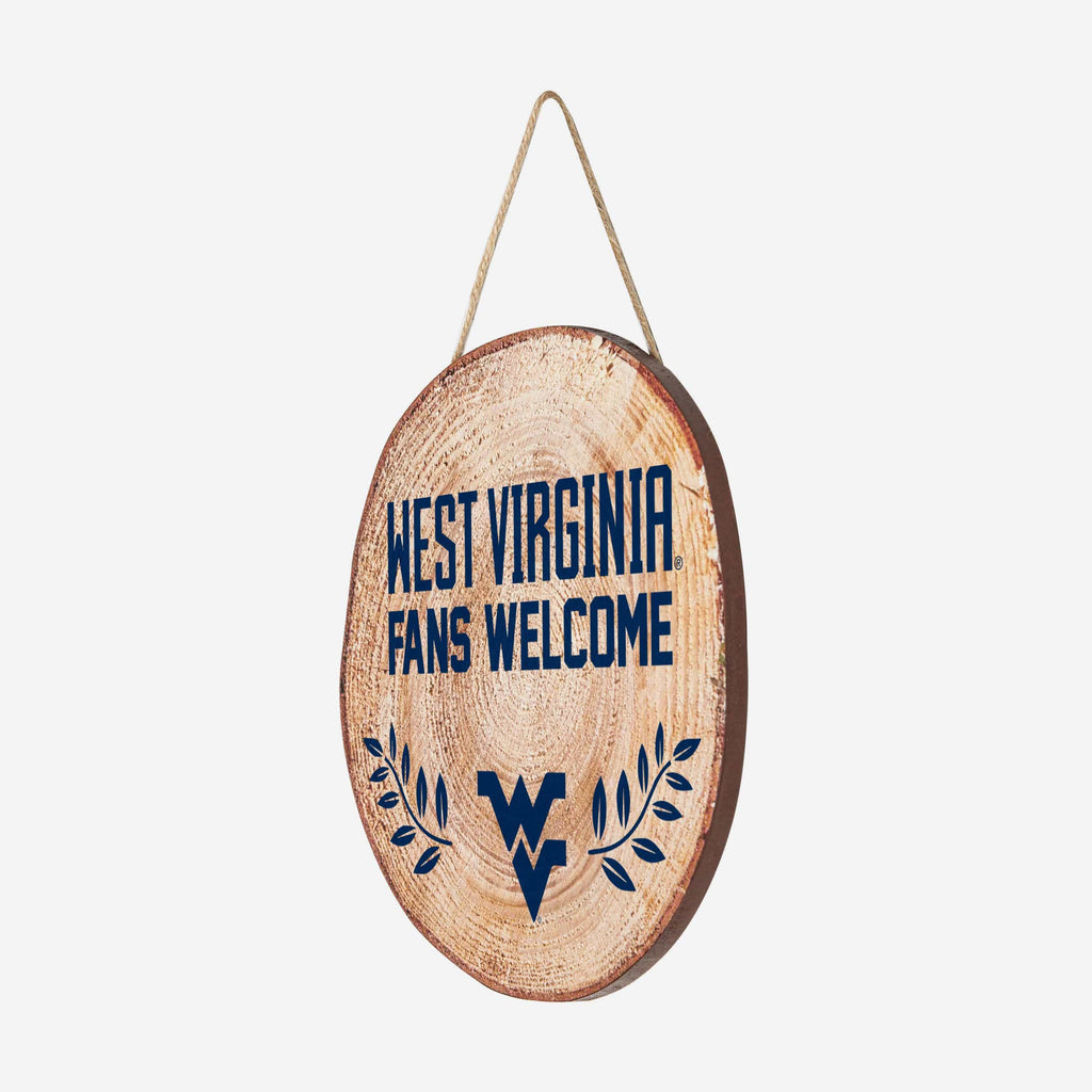 West Virginia Mountaineers Wood Stump Sign FOCO