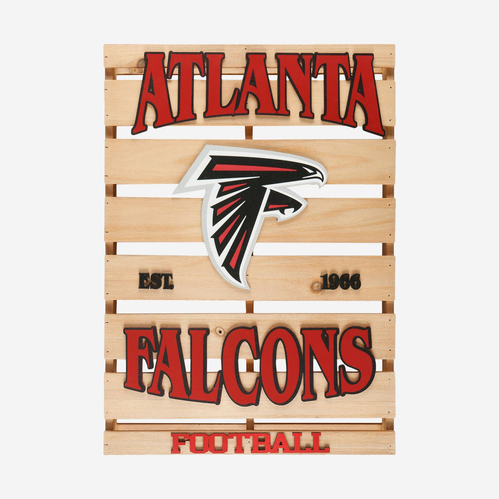 Atlanta Falcons Wood Pallet Sign FOCO