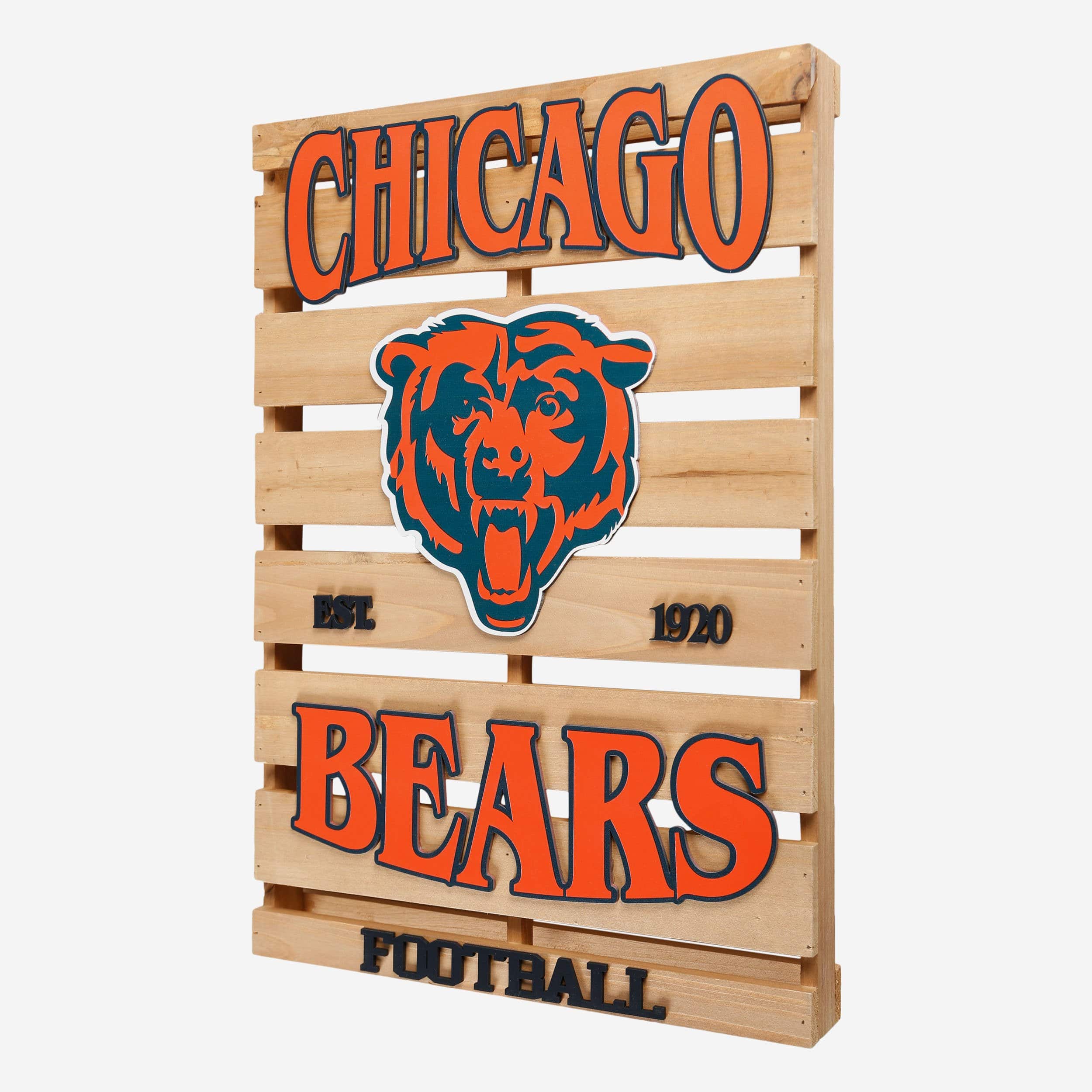 Chicago Bears Wood Pallet Sign FOCO