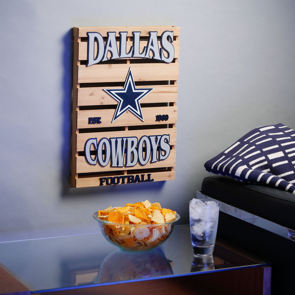 Dallas Cowboys Wood Pallet Sign FOCO