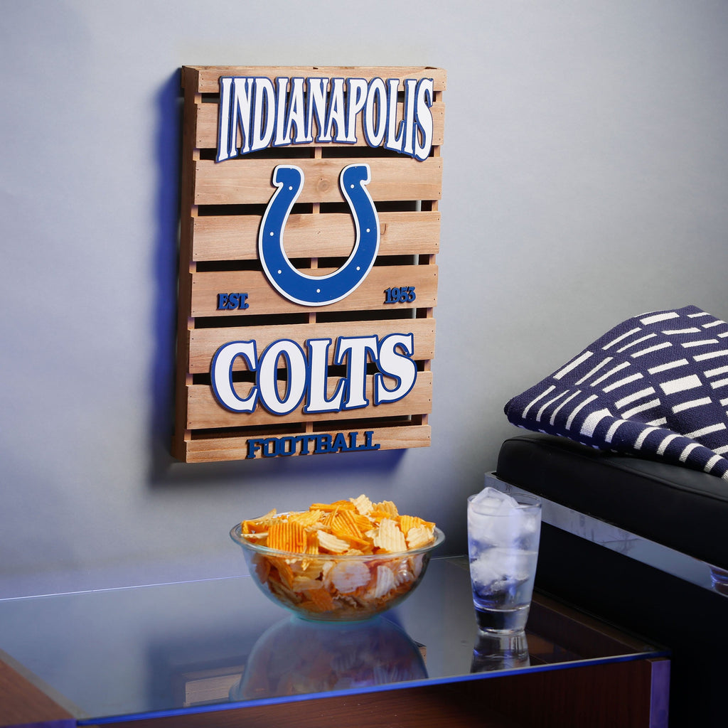 Indianapolis Colts Wood Pallet Sign FOCO
