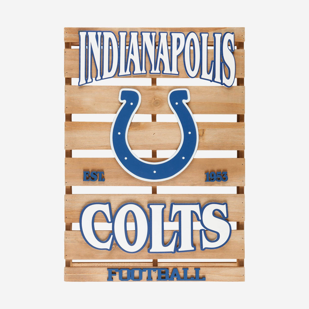 Indianapolis Colts Wood Pallet Sign FOCO