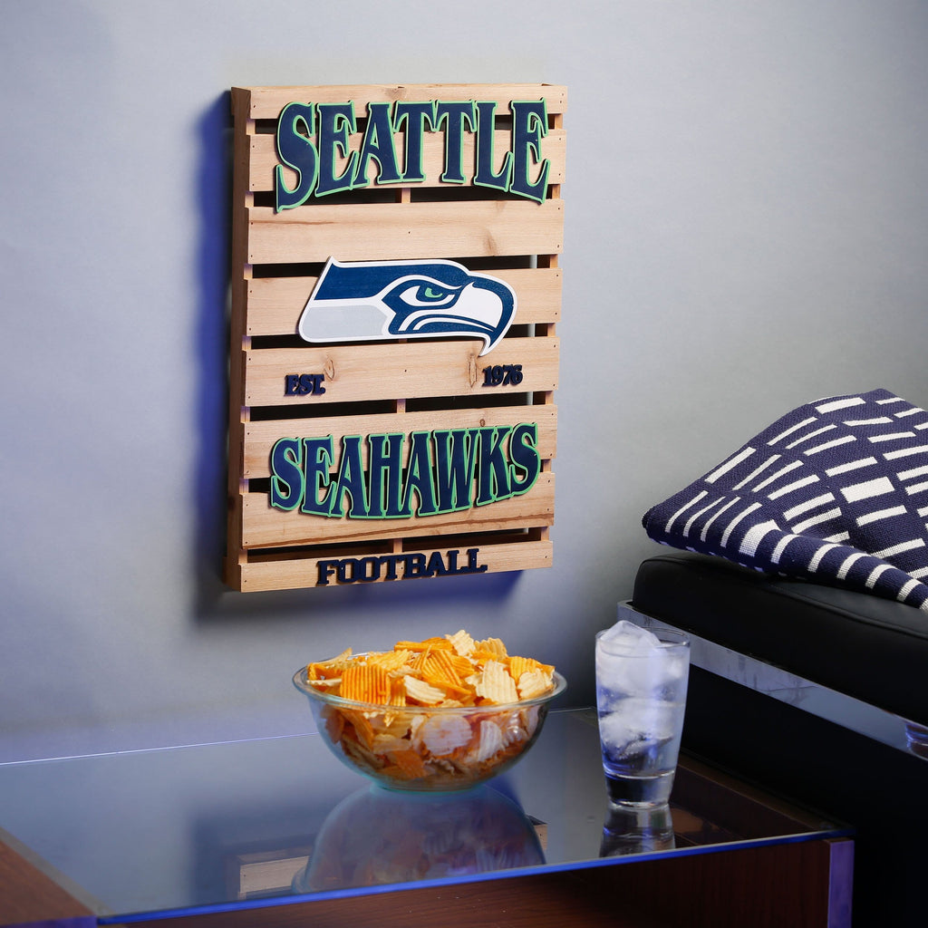 Seattle Seahawks Wood Pallet Sign FOCO