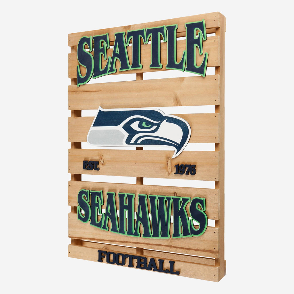 Seattle Seahawks Wood Pallet Sign FOCO