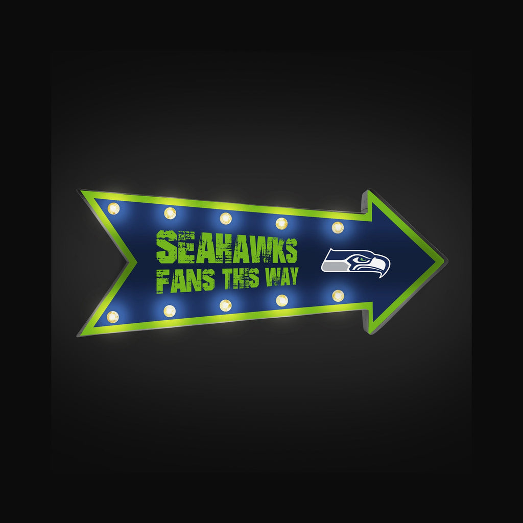 Seattle Seahawks Arrow Marquee Sign FOCO