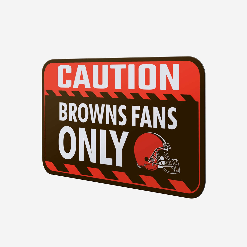 Cleveland Browns Caution Sign FOCO