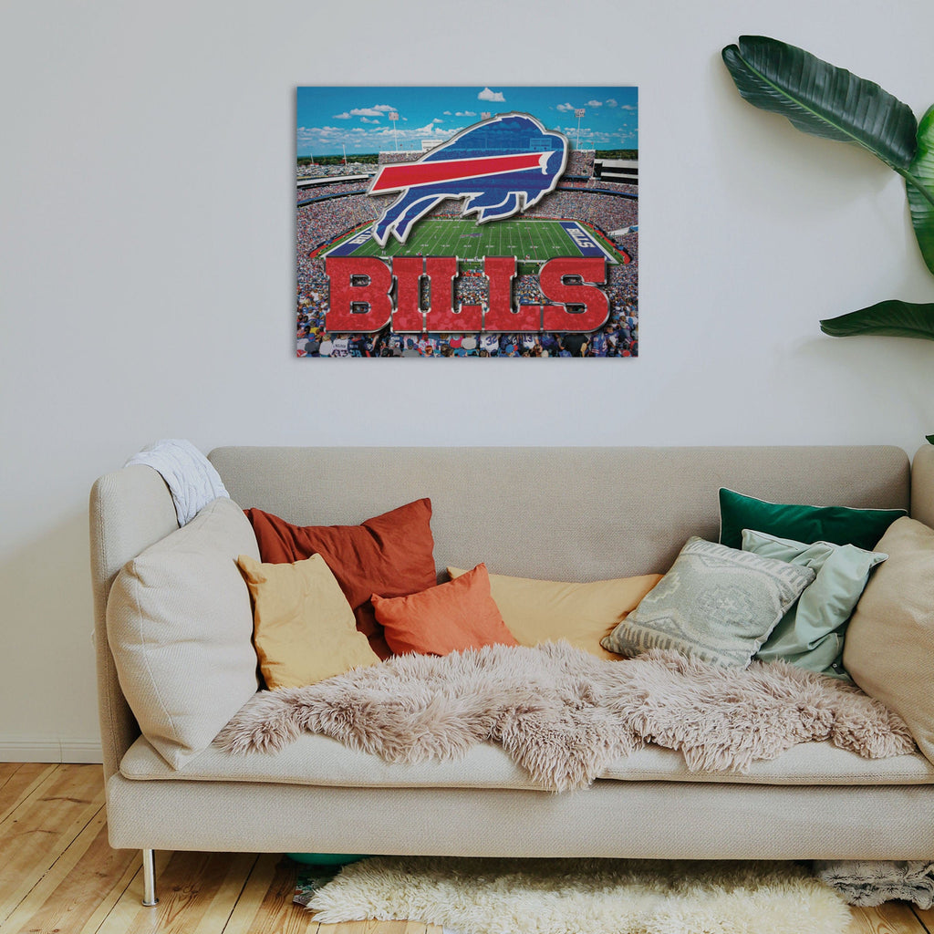 Buffalo Bills Canvas Wall Sign FOCO