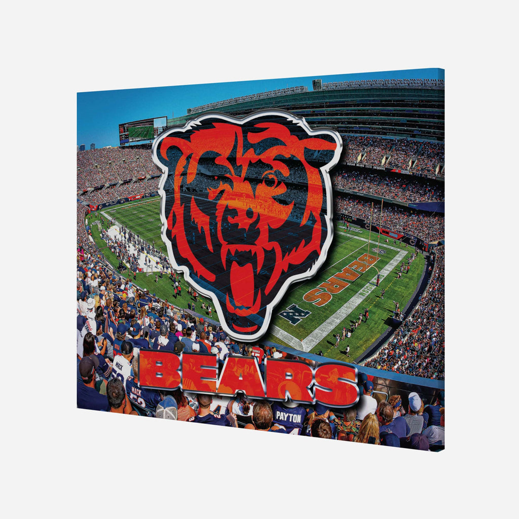Chicago Bears Canvas Wall Sign FOCO