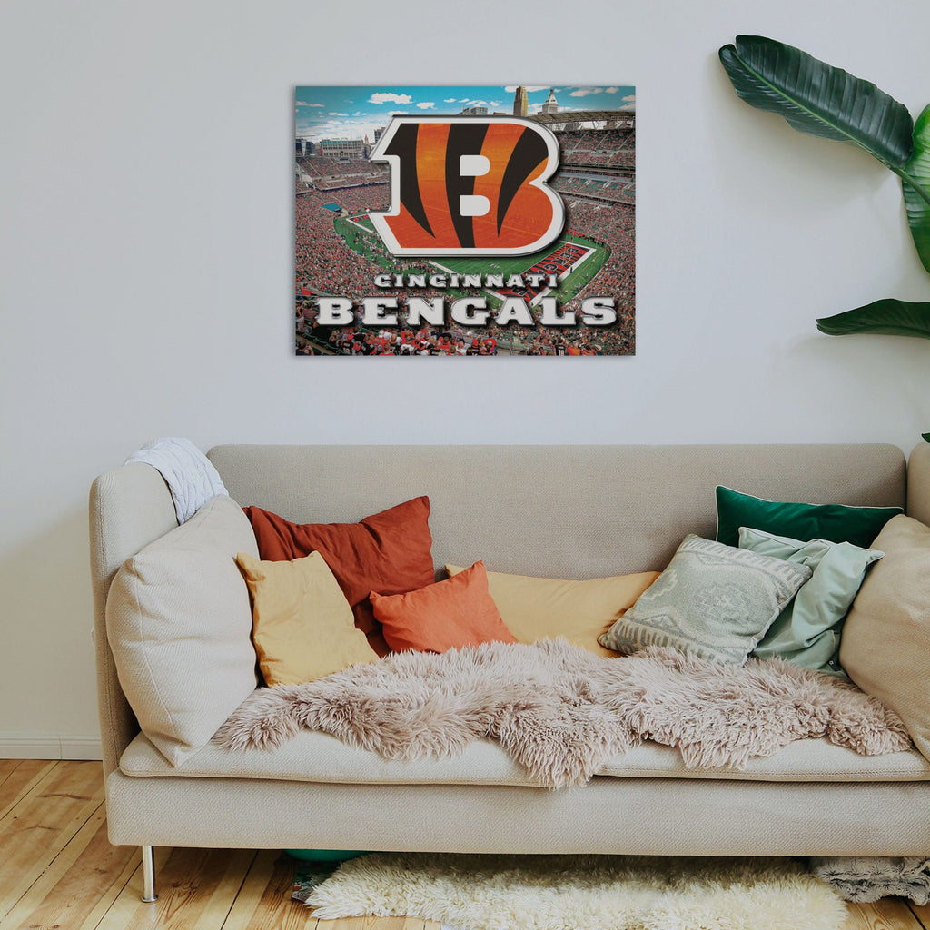 Cincinnati Bengals Canvas Wall Sign FOCO