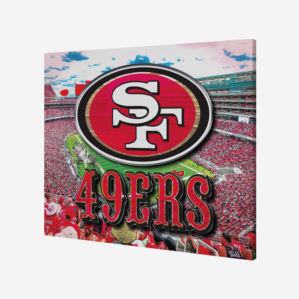 San Francisco 49Ers Canvas Wall Sign FOCO