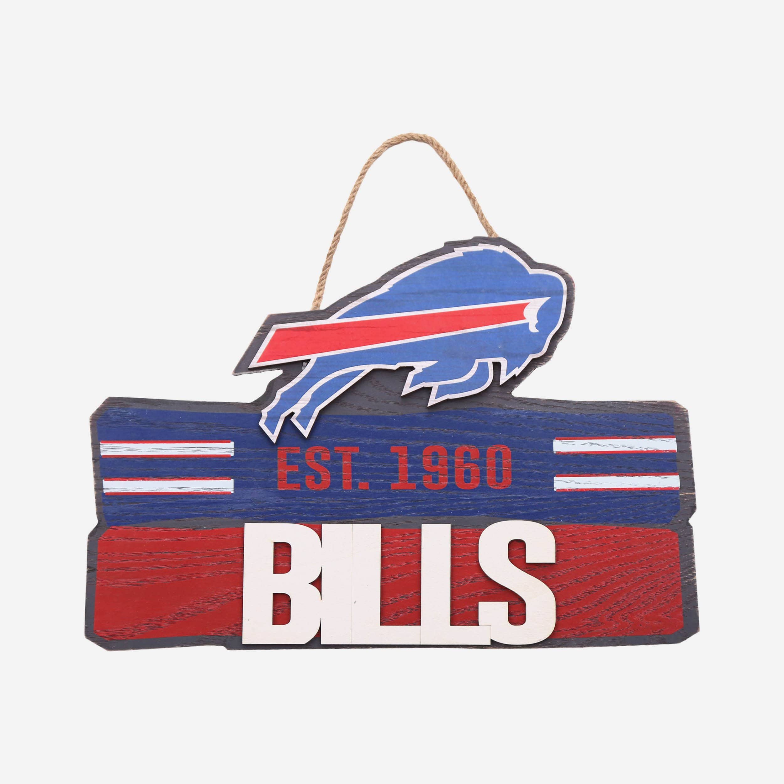 Buffalo Bills Wooden Die Cut Sign FOCO