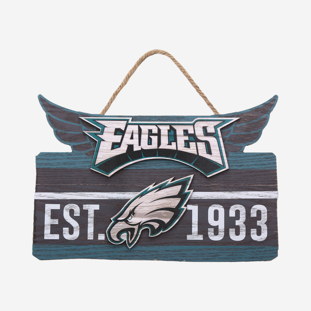 Philadelphia Eagles Wooden Die Cut Sign FOCO