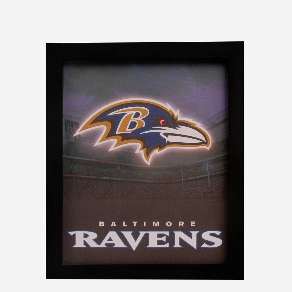 Baltimore Ravens Glow Wall Sign FOCO