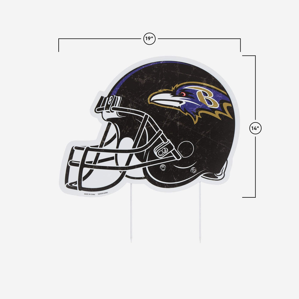 Baltimore Ravens Home Field Stake Helmet Sign FOCO