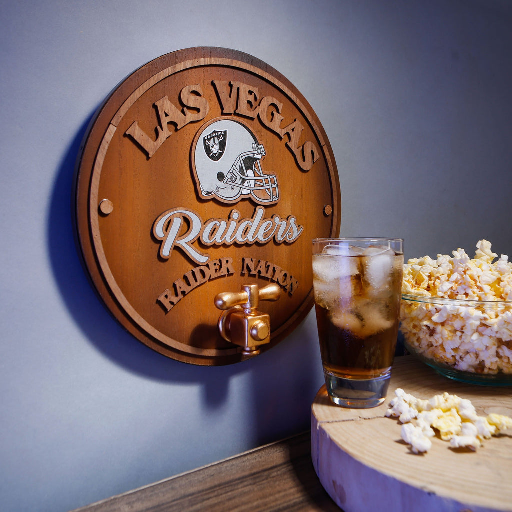 Las Vegas Raiders Keg Tap Sign FOCO
