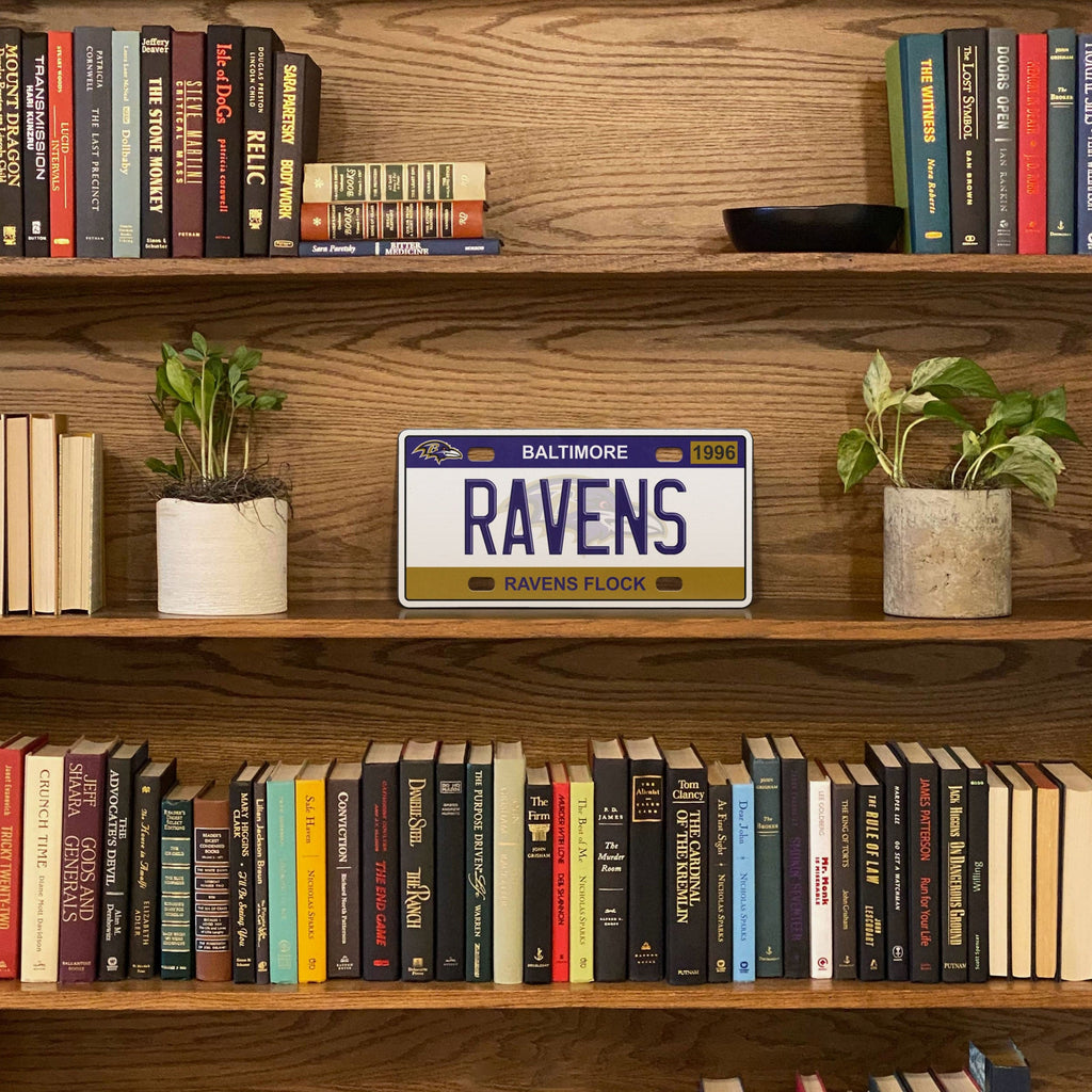 Baltimore Ravens License Plate Wall Sign FOCO