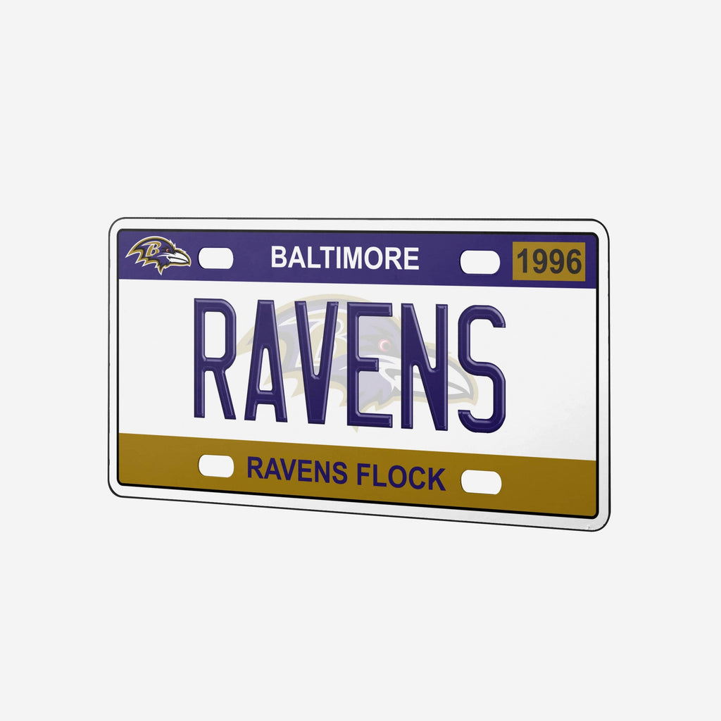 Baltimore Ravens License Plate Wall Sign FOCO