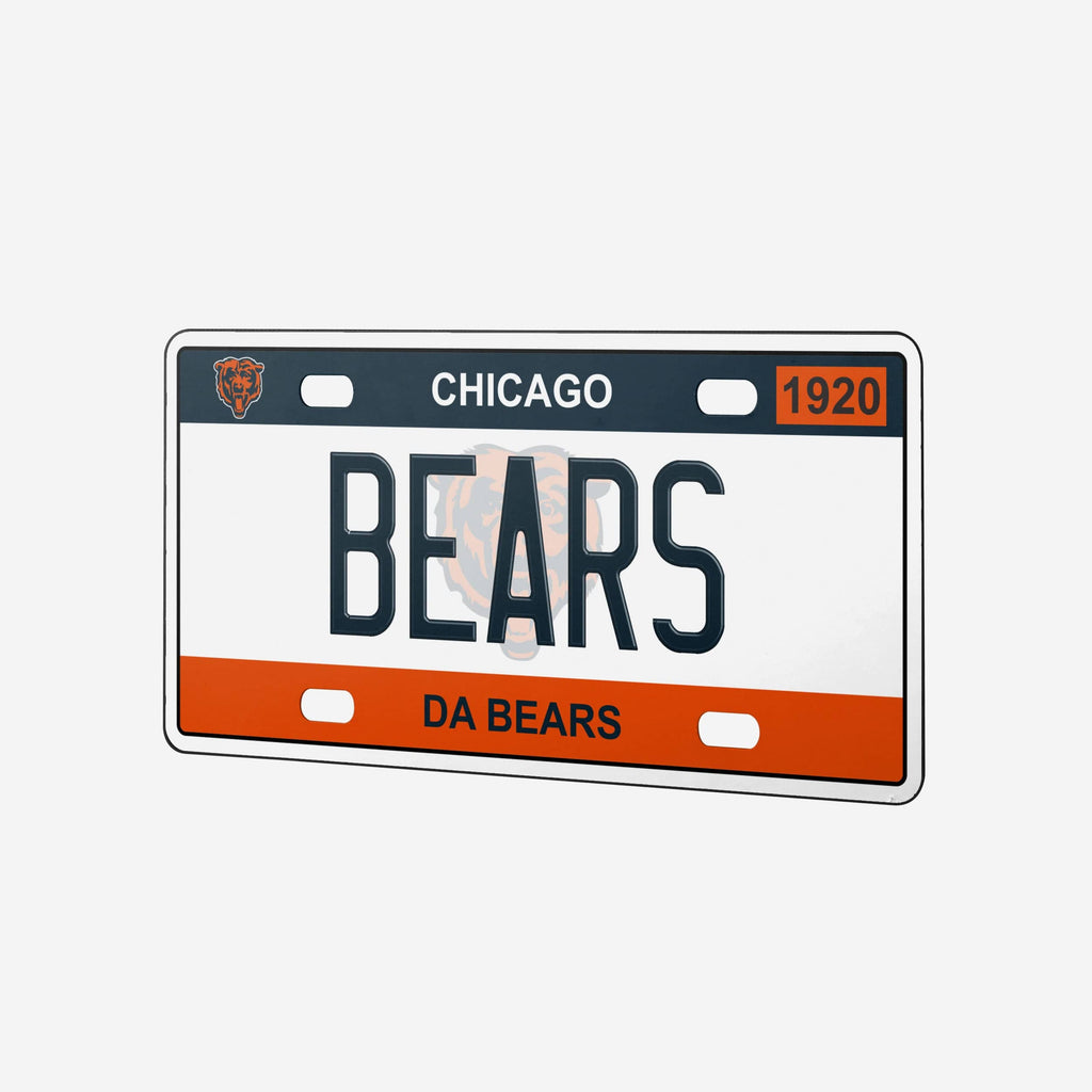 Chicago Bears License Plate Wall Sign FOCO