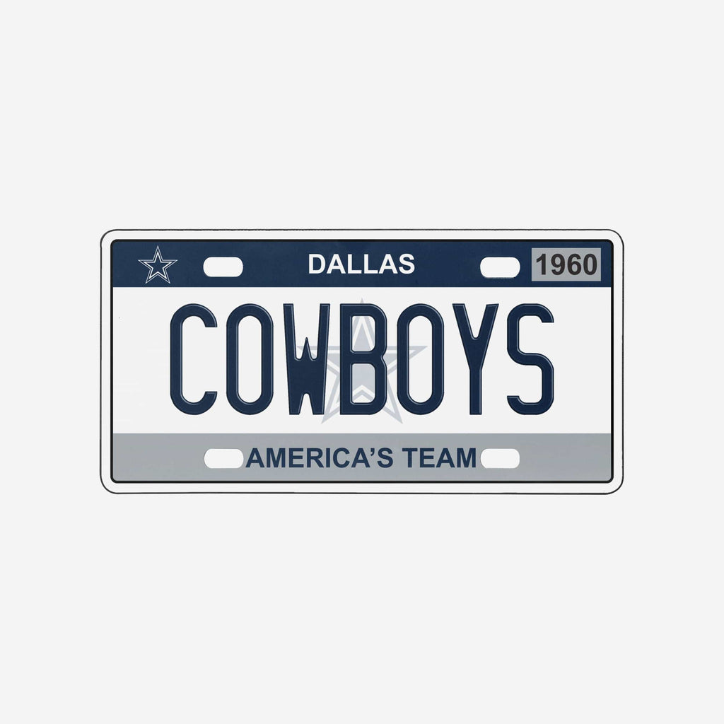 Dallas Cowboys License Plate Wall Sign FOCO