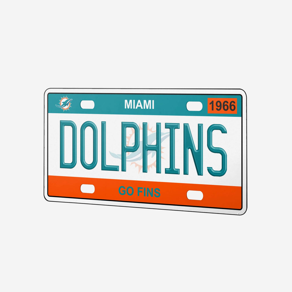 Miami Dolphins License Plate Wall Sign FOCO