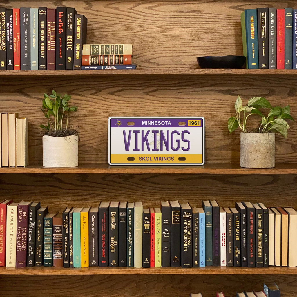 Minnesota Vikings License Plate Wall Sign FOCO