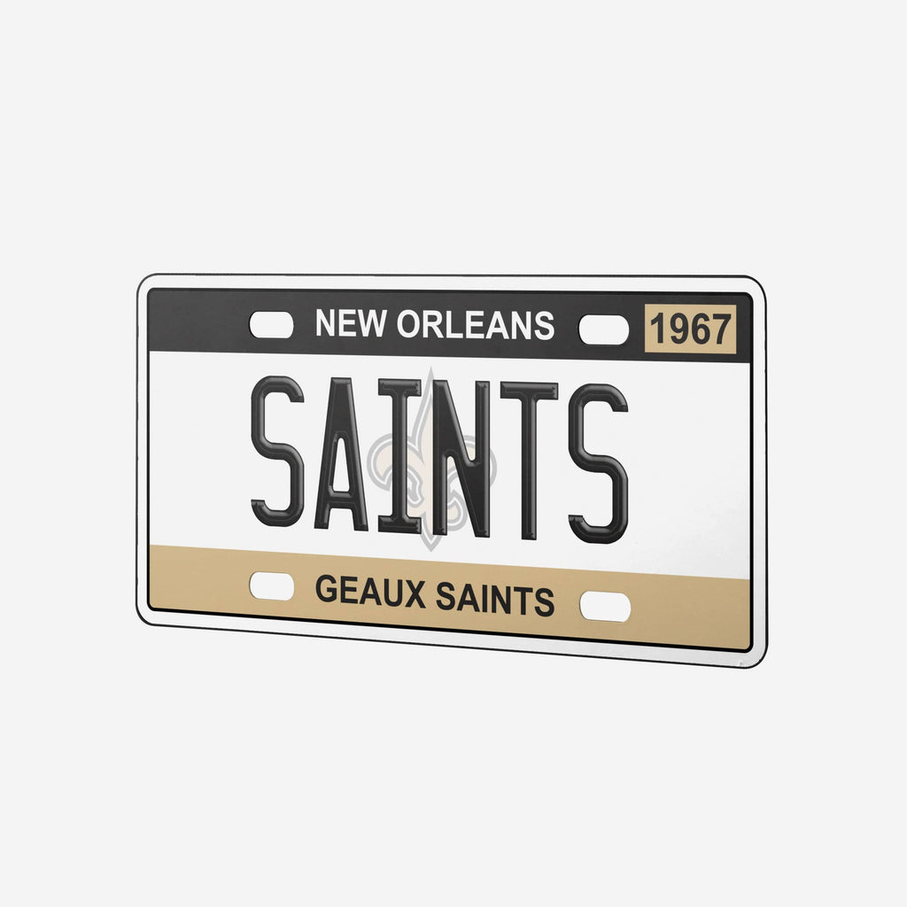 New Orleans Saints License Plate Wall Sign FOCO