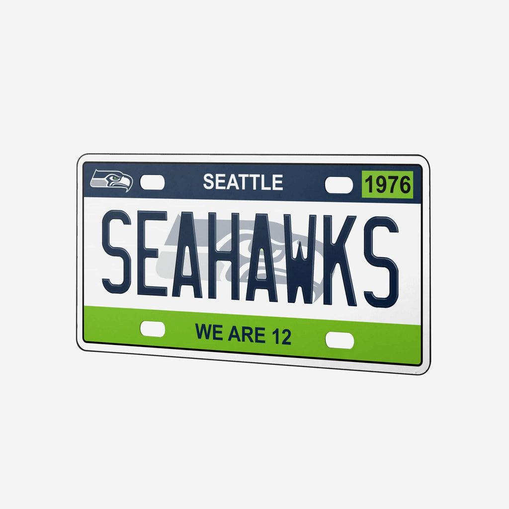 Seattle Seahawks License Plate Wall Sign FOCO