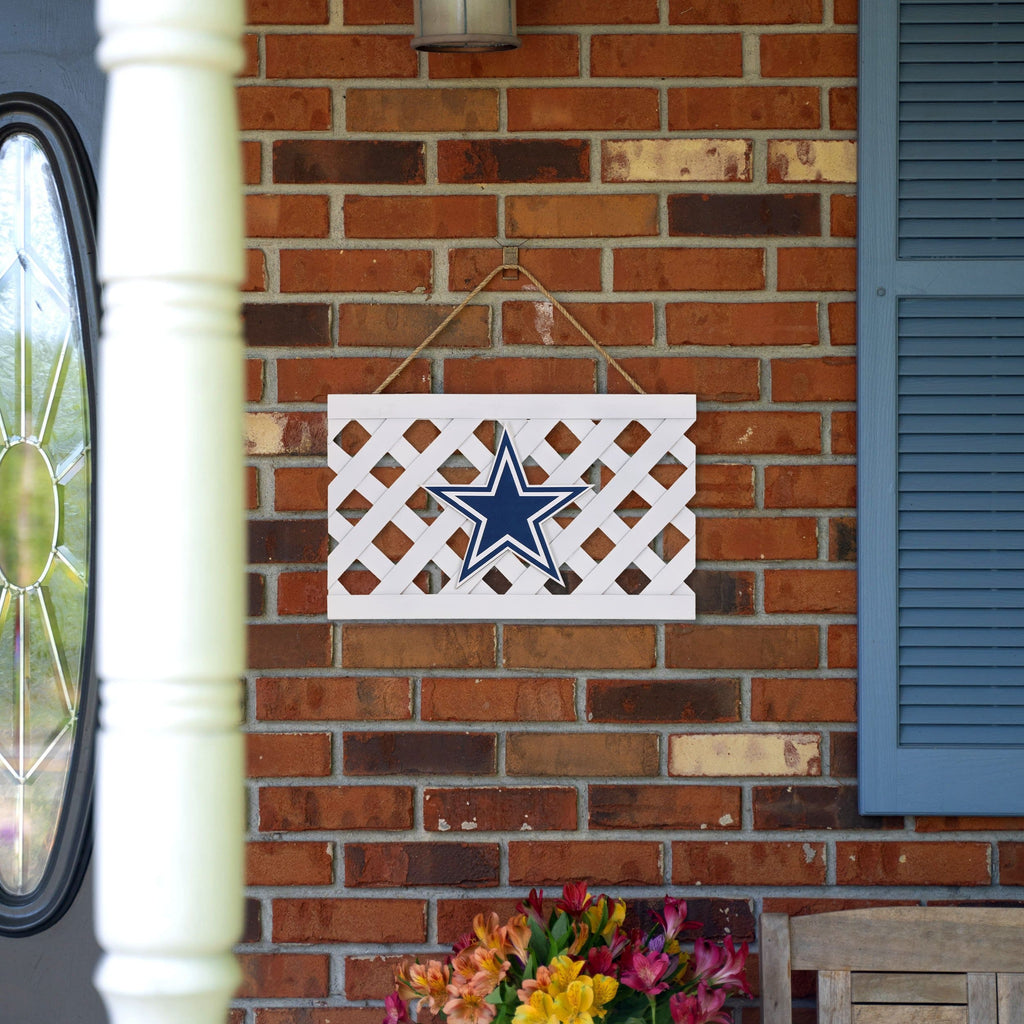 Dallas Cowboys Lattice Garden Sign FOCO