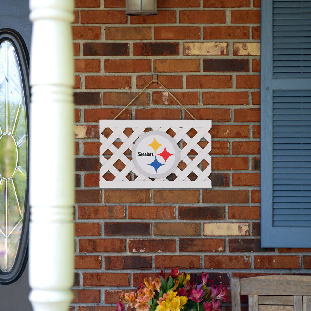 Pittsburgh Steelers Lattice Garden Sign FOCO